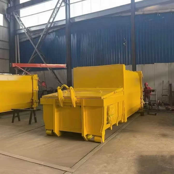All-in-one Portable Garbage Compactor Hydraulic Commercial Garbage ...