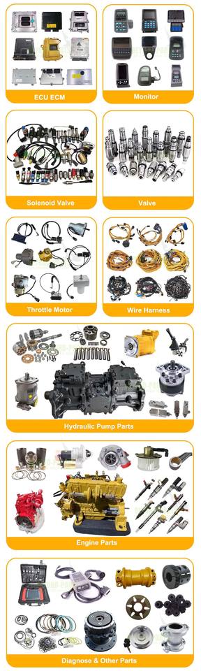 320C 320D Excavator Parts Connector Plug Socket 163-6637 1636637 ...