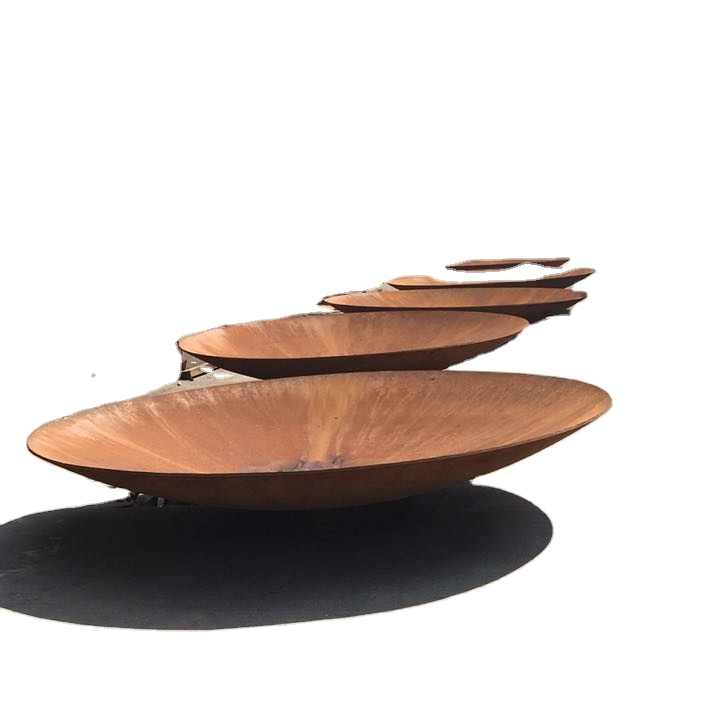 Warm and Comfortable Corten Steel Rusty Fire Pit Wood Burning Barbecue ...
