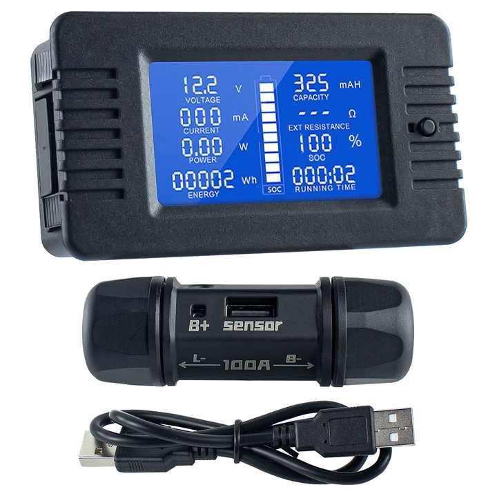 8-120V 100A DC Battery Monitor - Precision and Reliability