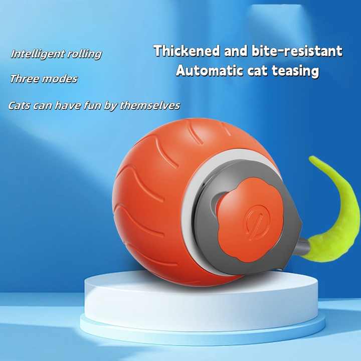 Automatic Cat Teaser Ball - Fun & Exercise for Indoor Cats