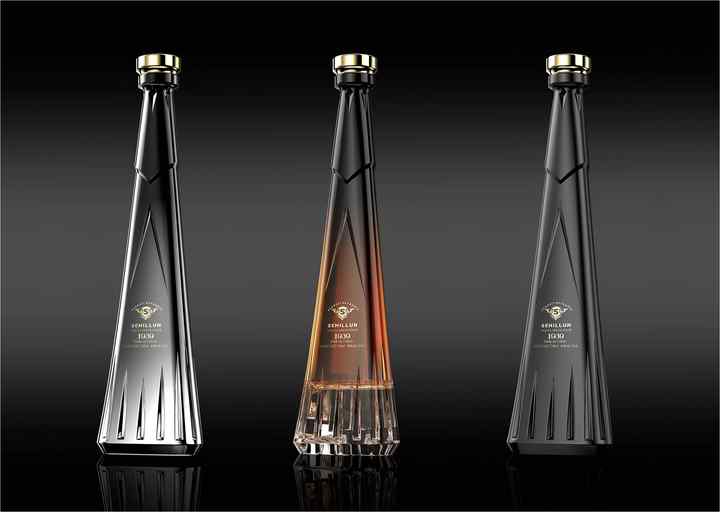 Liquor Spirit Glass Bottles Vodka RUM JIN Tequila Brandy Bottle 750ml ...