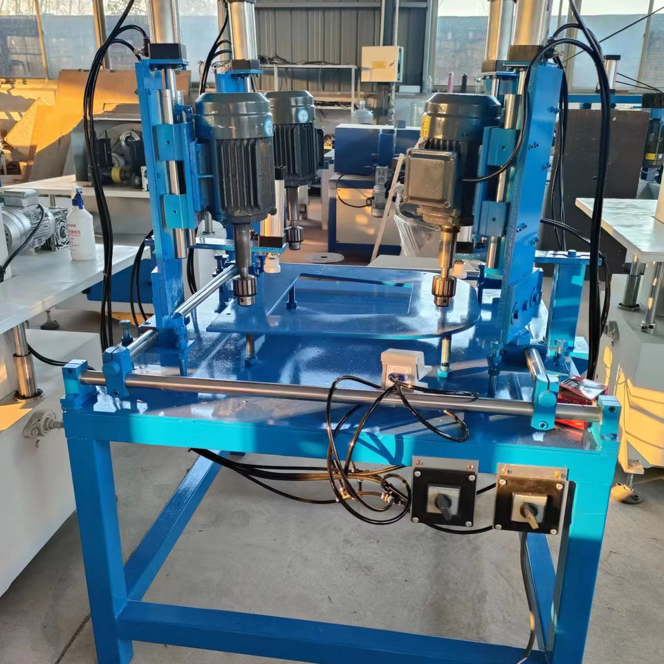 Woodworking Panel Drilling Machine Fully Automatic Four Hole Drill ...