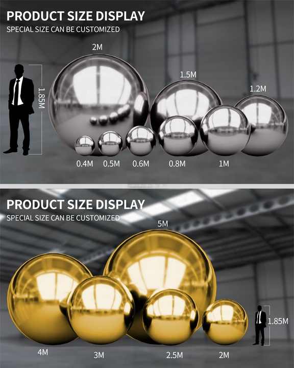 Rainbow Holographic Iridescent PVC Mirror Balls - 1m Inflatable Mirror ...