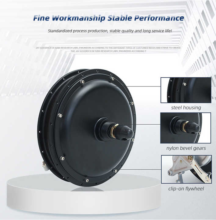 Faradyi DC Brushless Direct Drive Hub Motors - High Efficiency