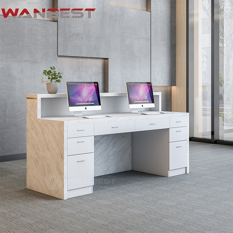 Modern Restaurant Reception Desk Furniture - Durable & Custom Design