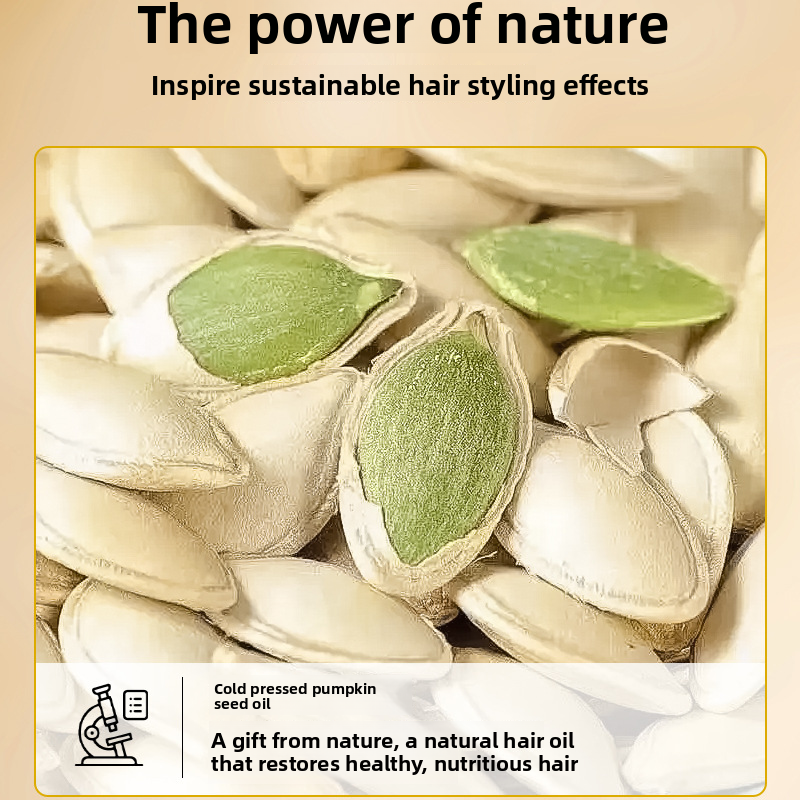 100% Pure & Natural Pumpkin Seed Oil for Thick and Healthy Hair Roots ...
