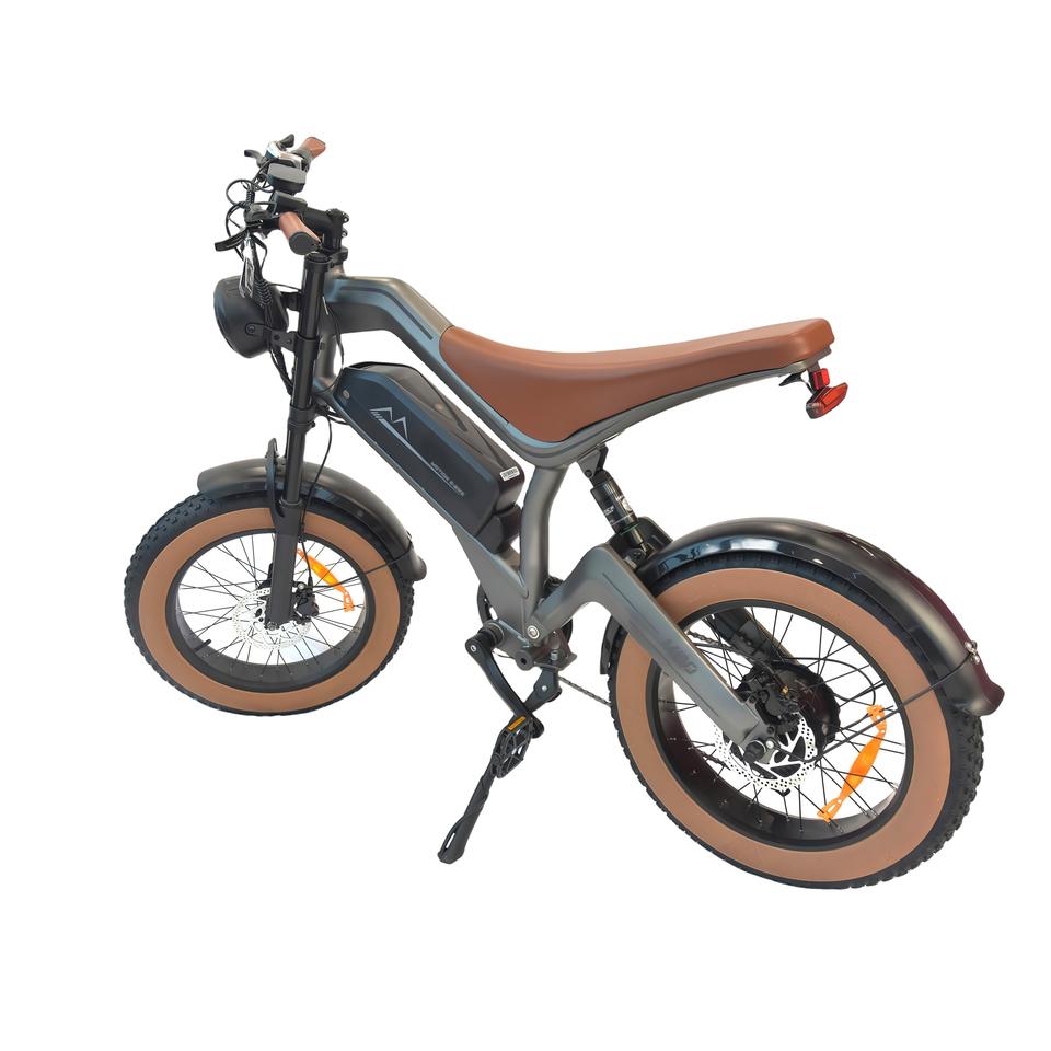 M20 48V Brushless Hub Motor Electric Bike 10Ah Lithium Battery 7-Speed ...