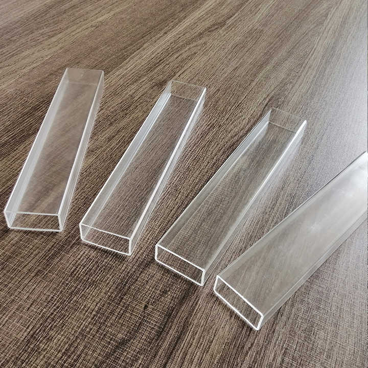 Clear Plastic PMMA Square Pipe - Versatile Acrylic Tube
