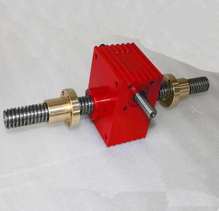 Lude Horizontal Push-pull Double Nut Motion Worm Gear Screw Jack ...