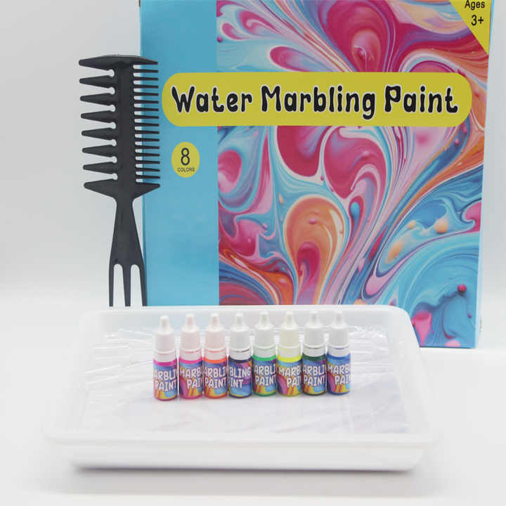 Premium Quality DIY Water Marbling Set 5ml X 8 Colors for All Ages ...