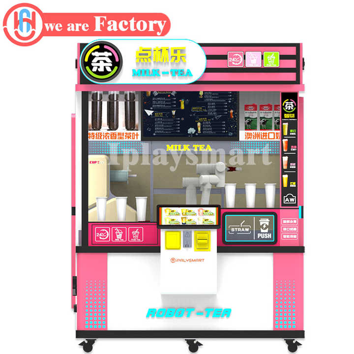 Smart Milk Boba Bubble Tea Vending Machine - Fully Automatic