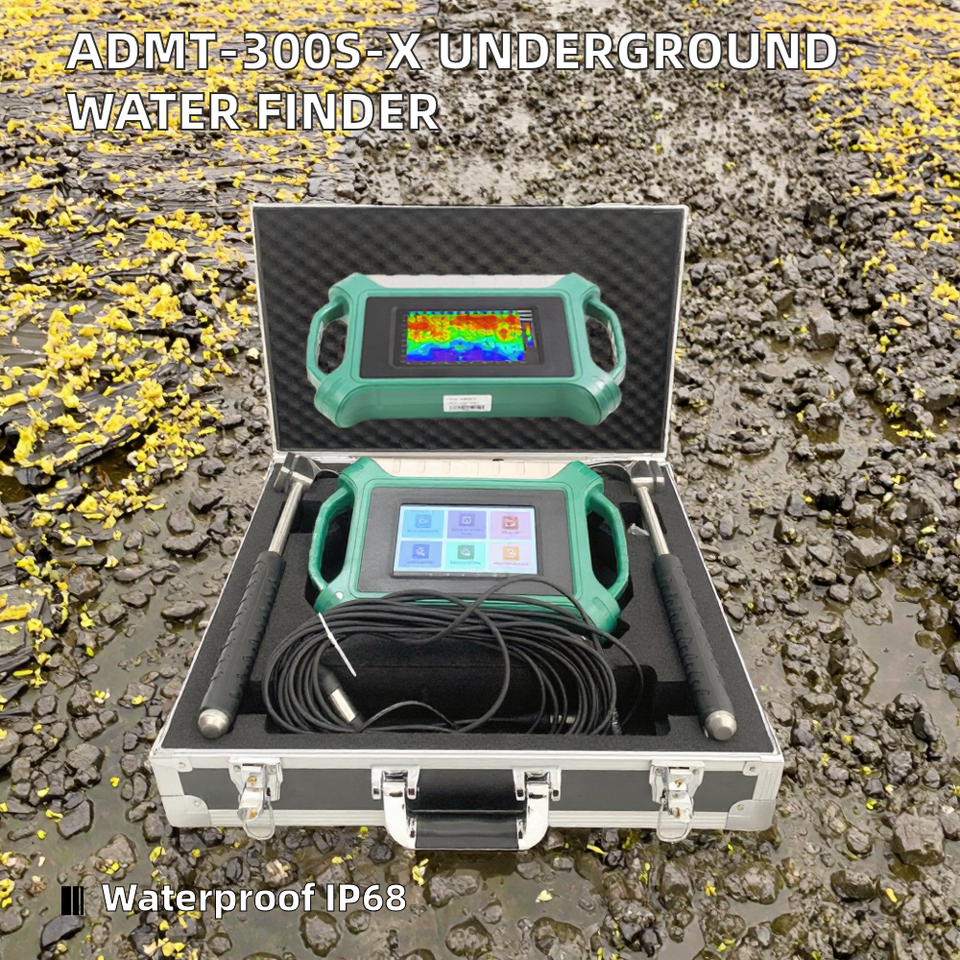 Multi-Frequency ADMT-300SX Professional Underground Water Finder IP68 ...