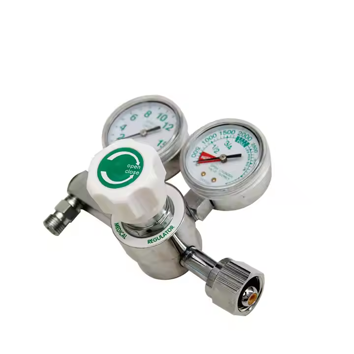 Medease Hospital Medical Oxygen Regulator Cga540 With Double Manometer ...