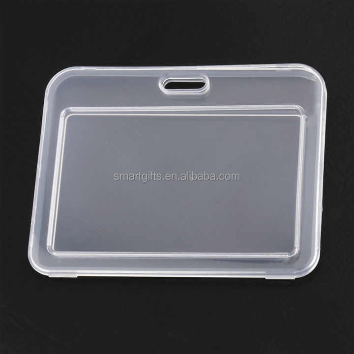 Waterproof Transparent Plastic Name Badge & ID Card Case