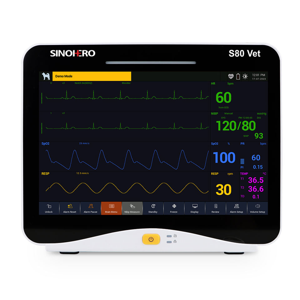 10.1 Inch Vet Patient Monitoring Devices Price Multi-parameter Vital ...
