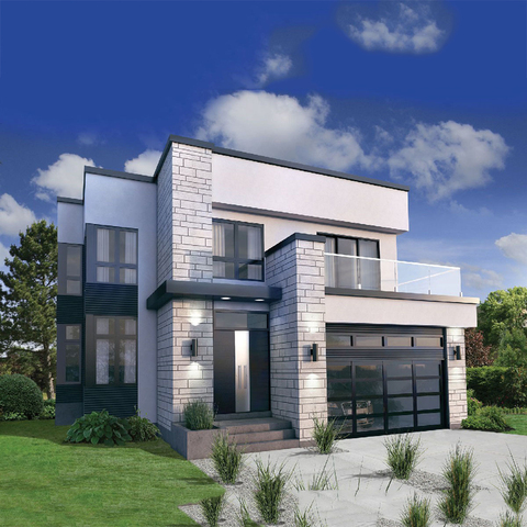 250m2 House - Modern Prefab Villa with Durable Materials
