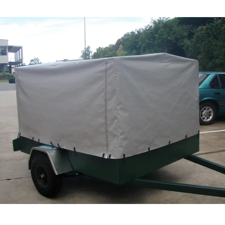 Blue Color Pvc Tarp Trailer Cover,Utility Cargo Trailer Covers - Buy ...