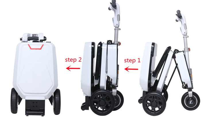 Electric Battery Operated Tricycle Opvouwbare Scootmobiel New Design 4 ...