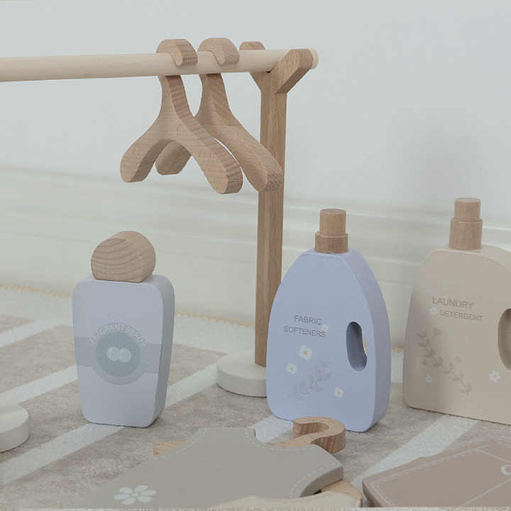 Kids Washer Role Play Game Montessori Toy Children Simulation Wooden ...