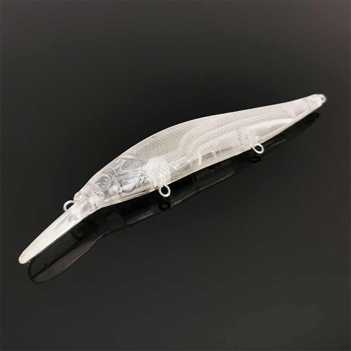 14g/13.5cm artificial plastic musky bait floating top water minnow ...
