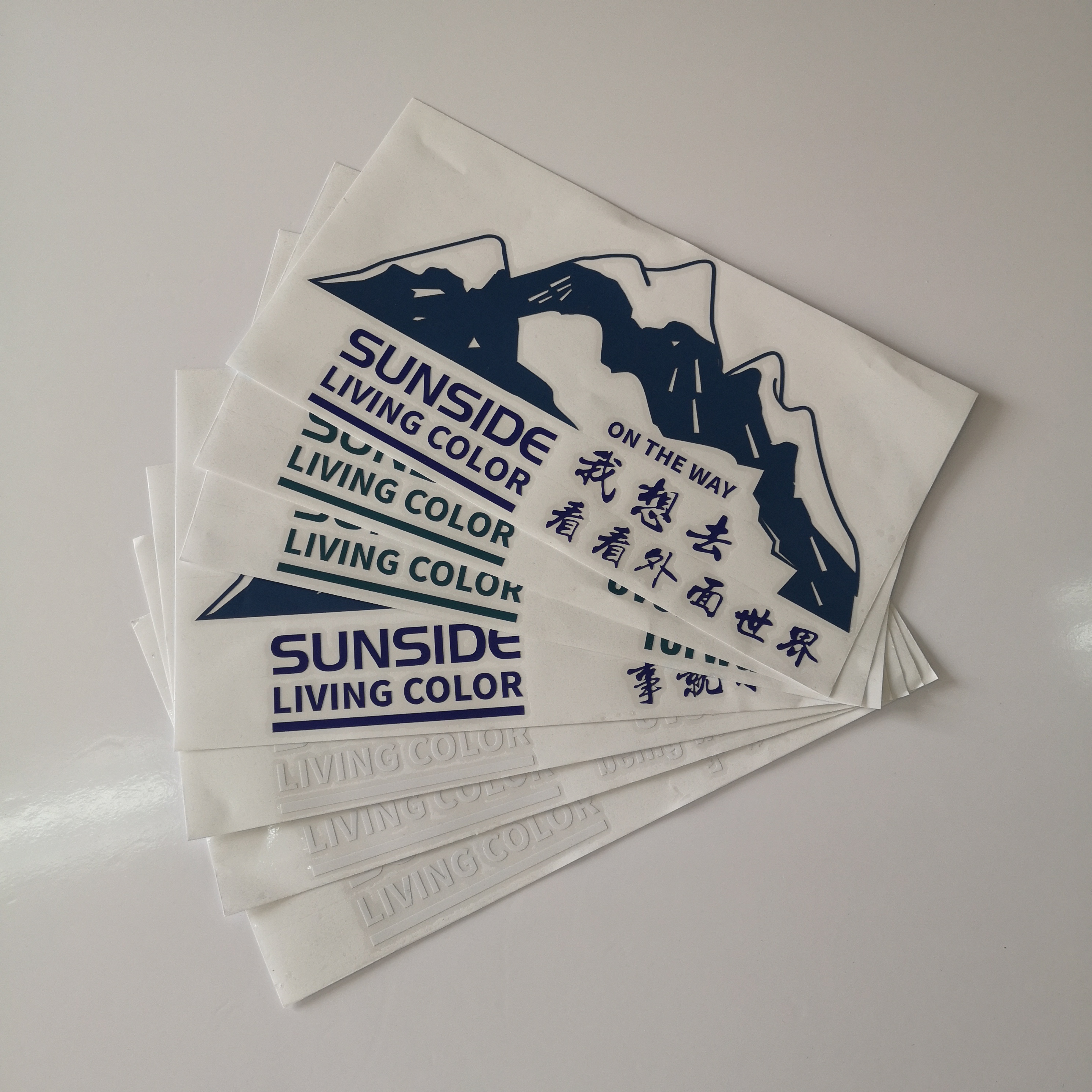 Custom Weatherproof Die Cut Window Sticker Lettering Decals