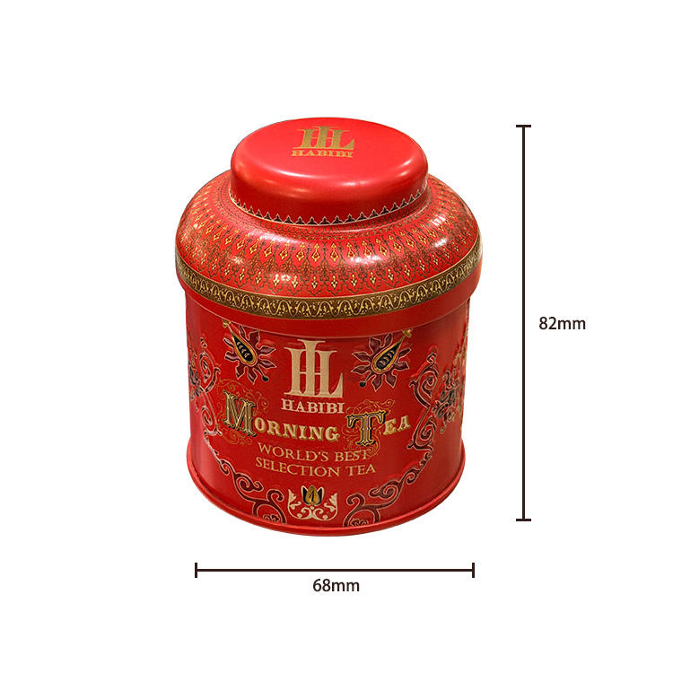 Wholesale Food-grade Moisture-proof Tin Plate Cylinder Metal Tea Tins ...