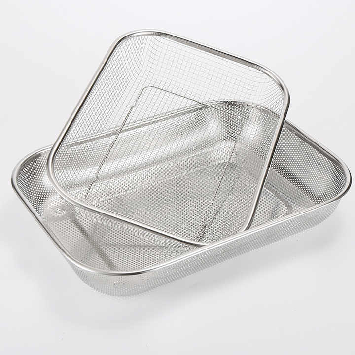 Wholesale Square Stainless Steel Colander Strainer Dense Hole Dustpan ...