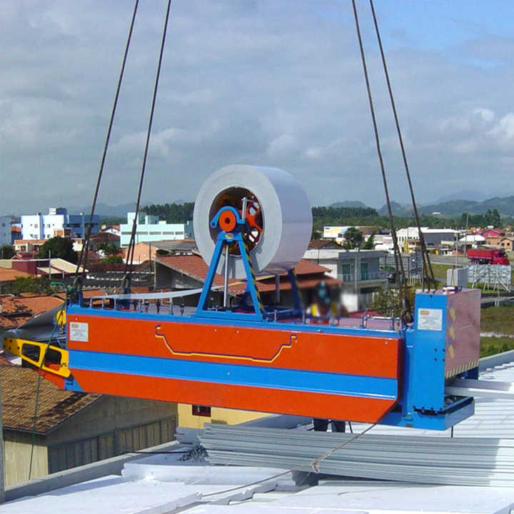 Portable Snap Lock Standing Seam Metal Roofing Machine