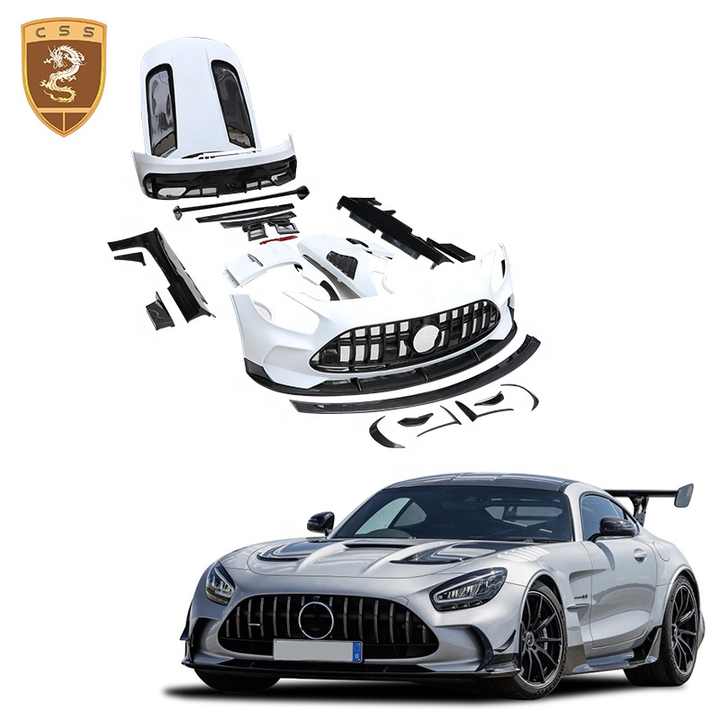 Kitsr Black Series Style Carbon Fiber Body Kit for Mercedes AMG GT