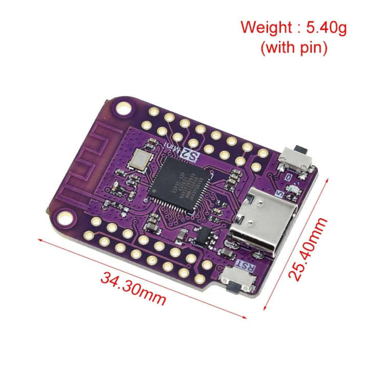 ESP32 S2 Mini WIFI Board Based ESP32-S2FN4R2 ESP32-S2 4MB FLASH 2MB PSRAM MicroPython Compatible ...