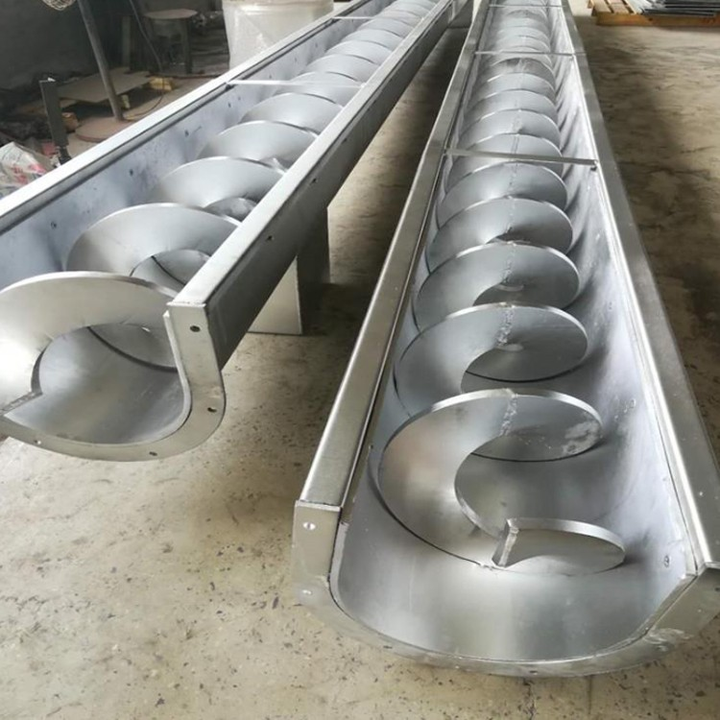 High Quality Shaftless Screw Conveyor Sludge Transferring Sludge ...
