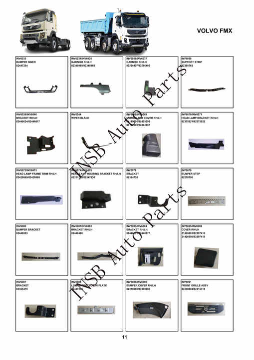 82441590 82441589 Decore para VOLVO FMX Truck New FMX Truck Spare Parts ...