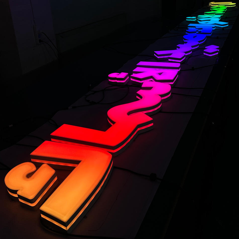 Outdoor Led Lighted Sign Business Sign Led 3d Sign Board Letter Shop ...