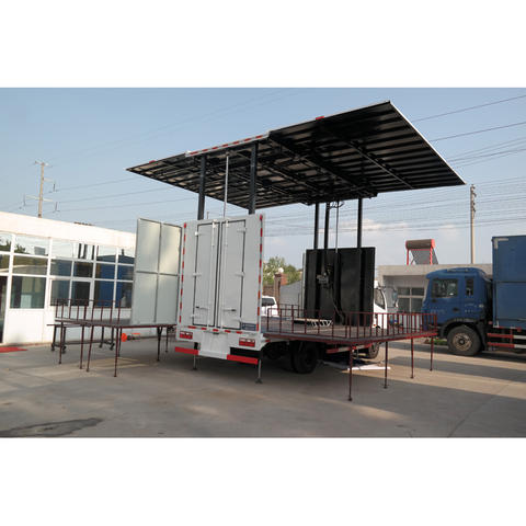 Mobile Stages with Hydraulic System for Sale,Mobile Showroom Truck ...