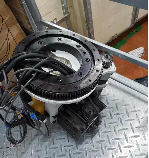 AGV Gear Motor Wheel Assembly 48V 400W Work With Motor Controller ...