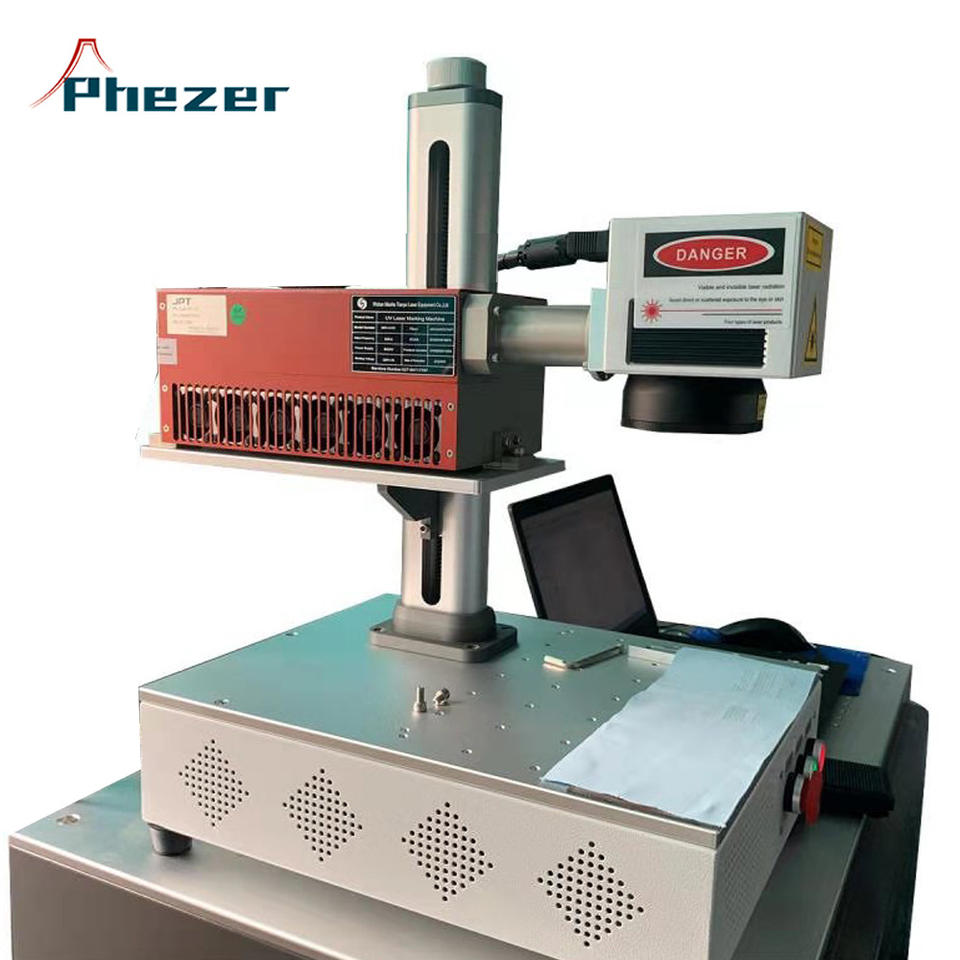 Auto Focus Fiber Laser Color Marking Engraving Machine for Mobile Phone ...