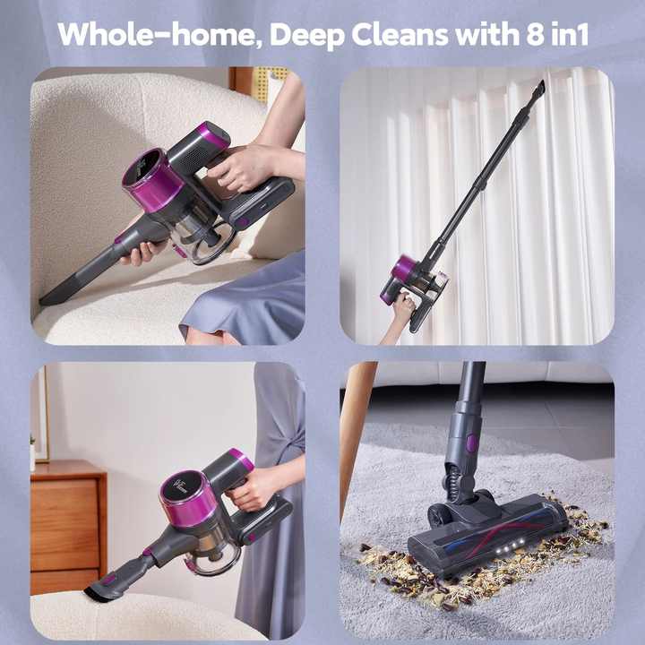 Versatile Cordless Stick Vacuum Cleaner with Removable Battery