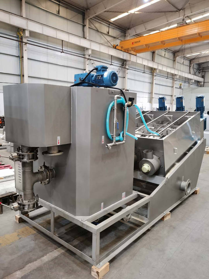 Activated Sludge Dewatering Screw Press Sludge Dehydrator Sludge Filter ...