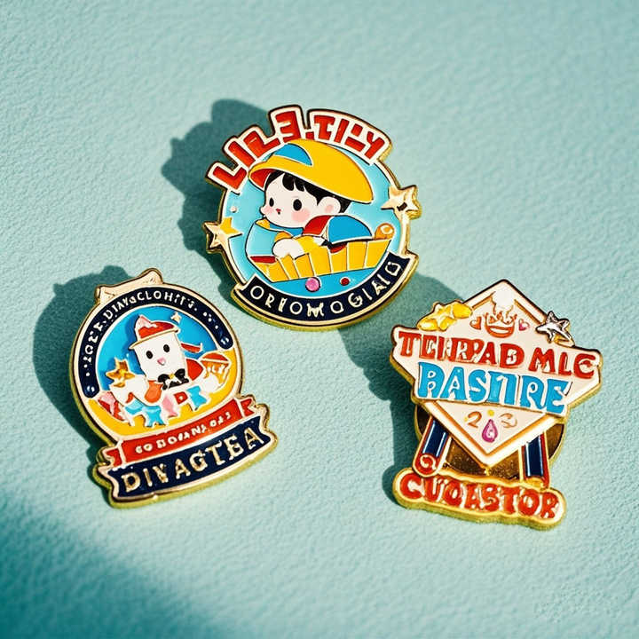 Enamel Pins Custom Logo Laser Cut Free Design Gold Metal Soft Rotating ...