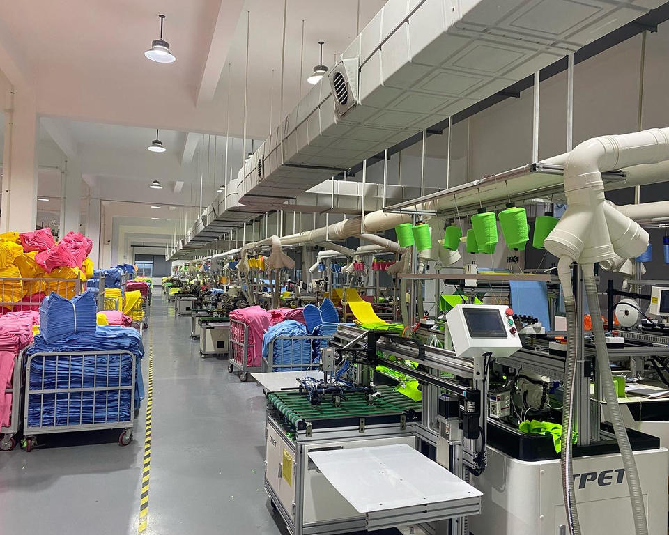 Fully Automatic Microfiber Cross Sewing Machine for Industrial Sewing ...