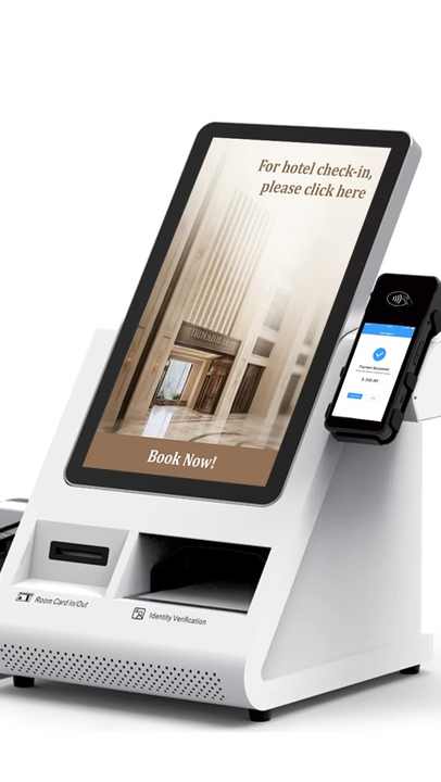 Card Dispenser Hotel Check in Kiosk With Passport/id Card Reader ...
