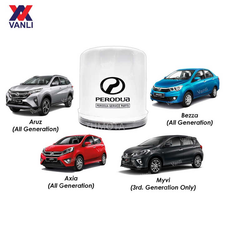 Oil Filter 15601-00R02 for Perodua Axia Bezza Myvi Cars