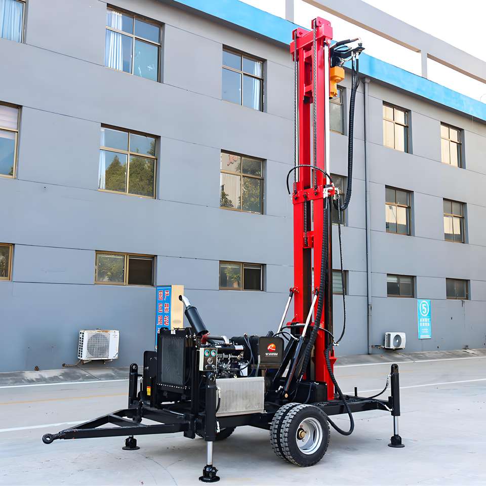 Fully Automatic Wheeled Diesel Water Well Drilling Rig