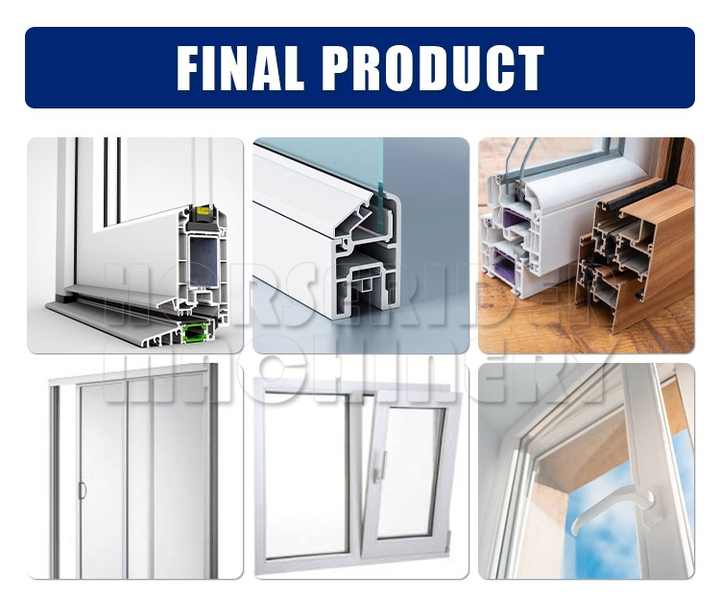 Continuous Operation PVC Window Sill Profile Extrusion Production Line ...
