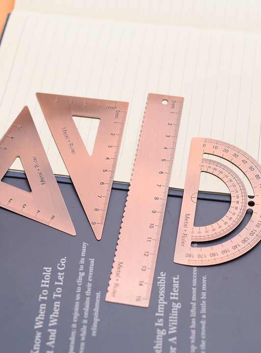 Metal Triangle Ruler