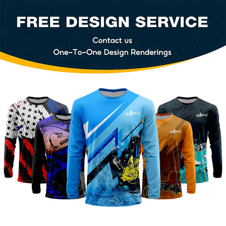 Custom High Quality Anti-Uv Quick Dry Fishing Clothing Fish Sublimated ...