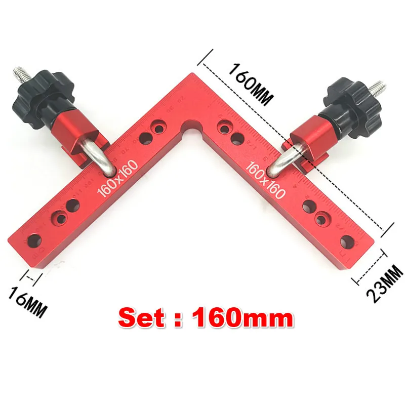 Woodworking Adjustable Angle Clamp Aluminum Right Angle Clamp G Clamp L ...