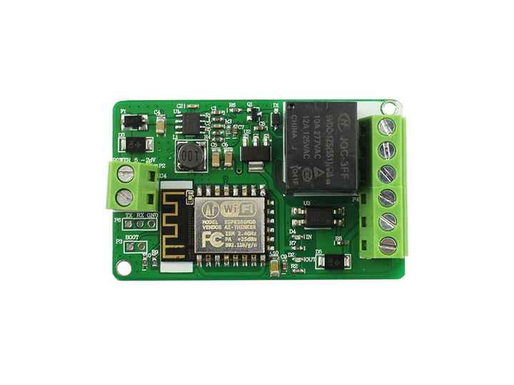 Makerfabs ESP8266 Network Relay WIFI Module Based on the ESP8266 and a 10A Relay DC 7V~30V Input ...