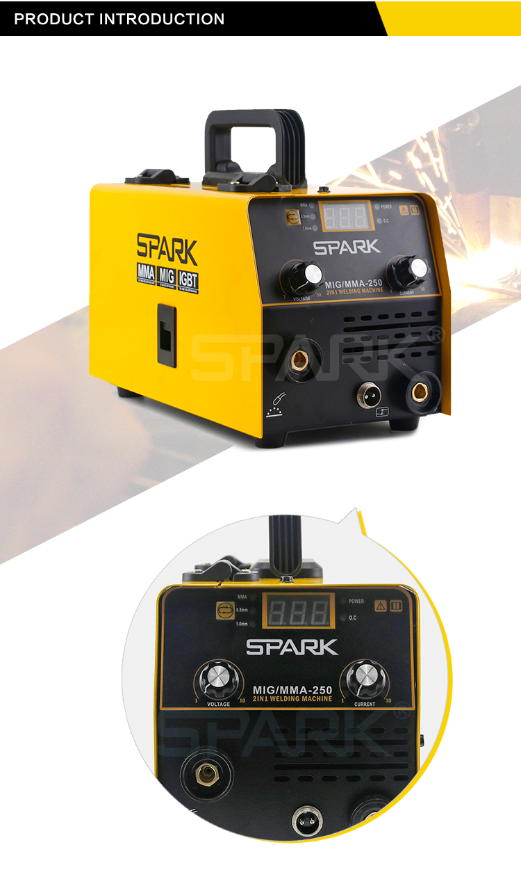 Máy Hàn Mini Mig 250 Mag Arc Igbt 2 Trong 1 Máy Hàn Mig Thương Hiệu Tù ...